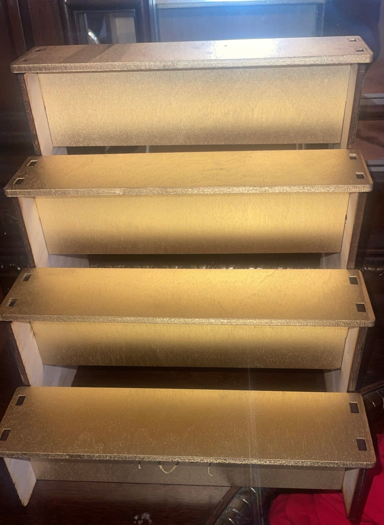 Wooden perfume display organizer – Cups & Keepsakes LLC